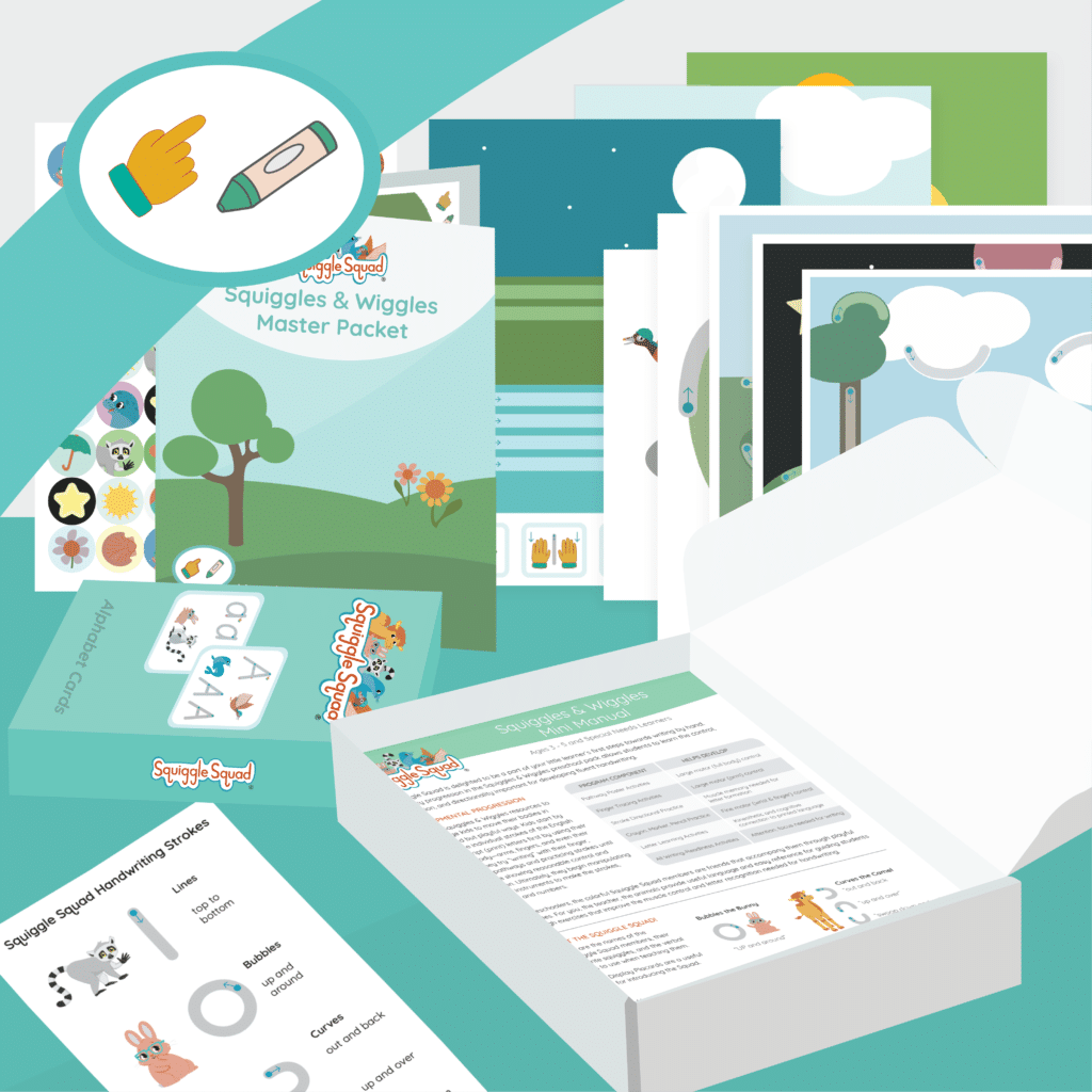 Squiggles & Wiggles Handwriting Prep: PreK/TK – Squiggle Squad